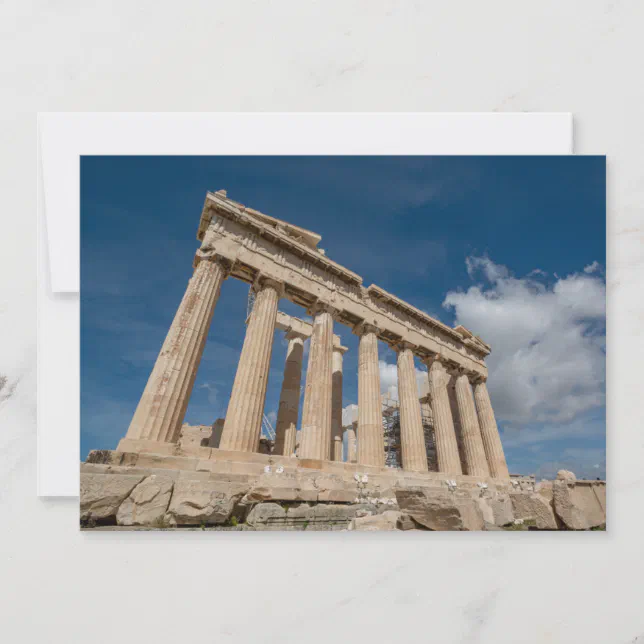 Monuments | The Parthenon, Greece Thank You Card | Zazzle