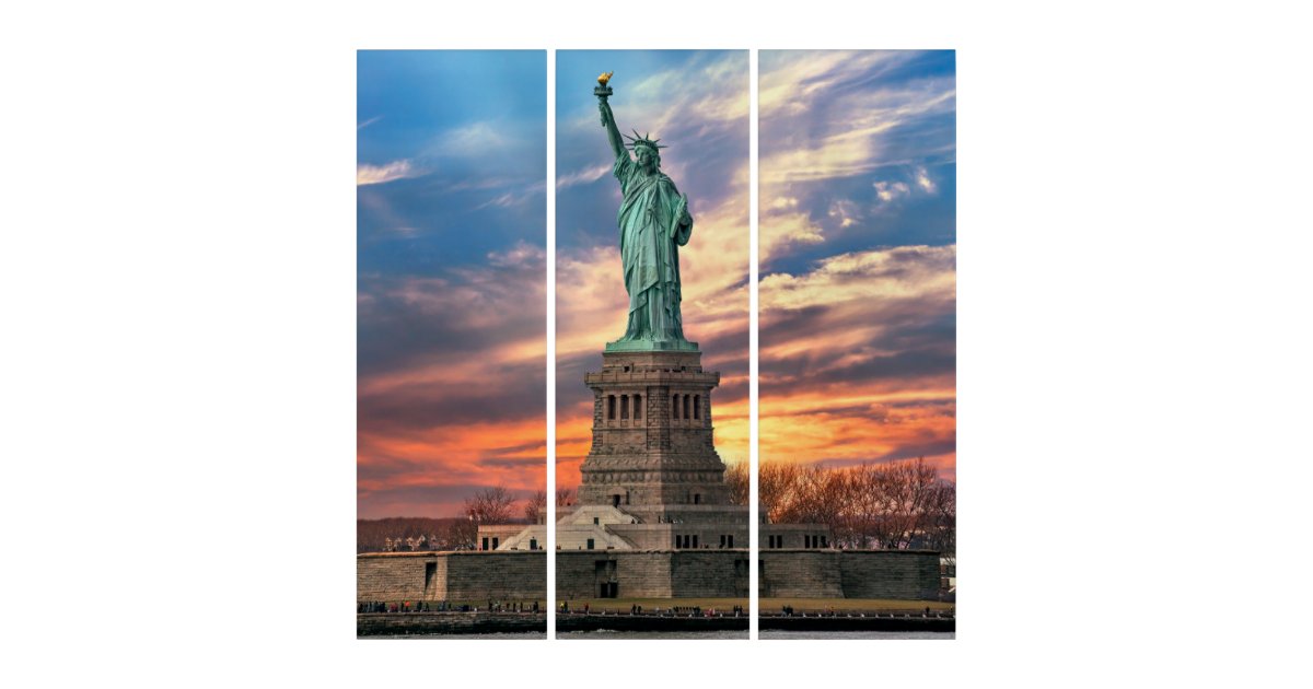 Monuments | The Statue of Liberty Triptych | Zazzle