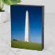 Monuments | Washington Monument with Flags Wooden Box Sign | Zazzle