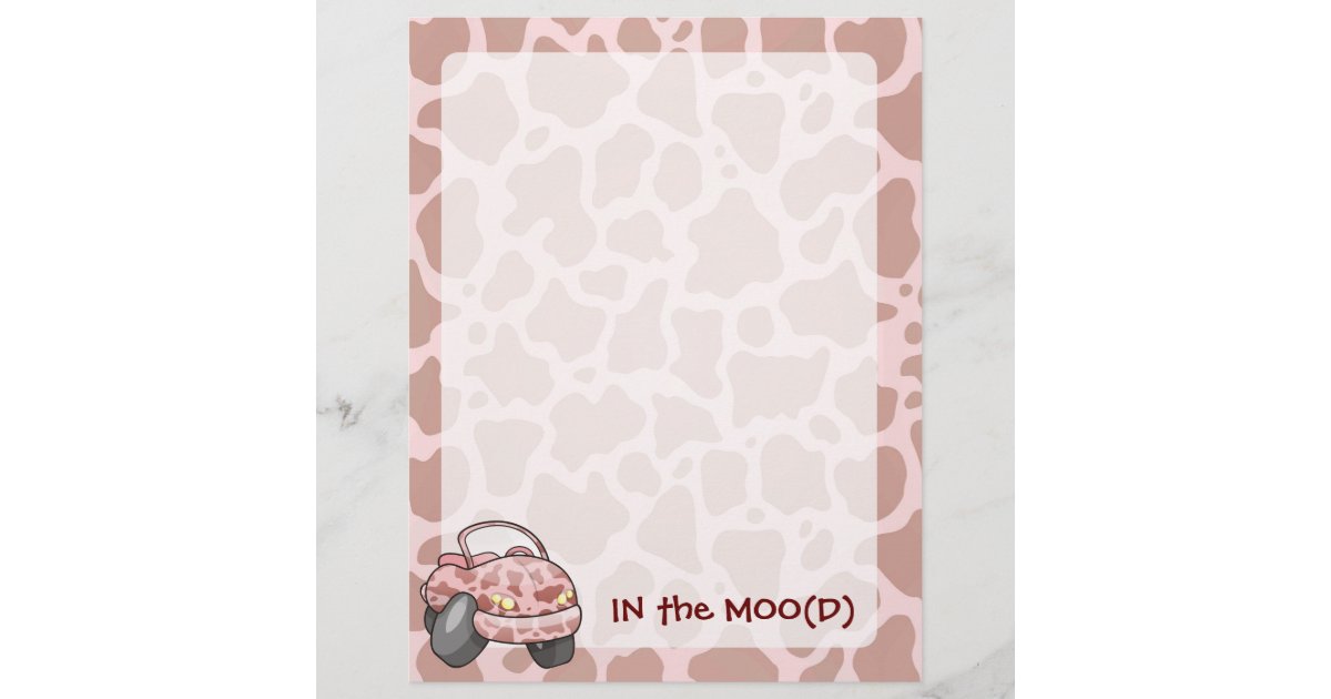 Moo Car Flyer | Zazzle
