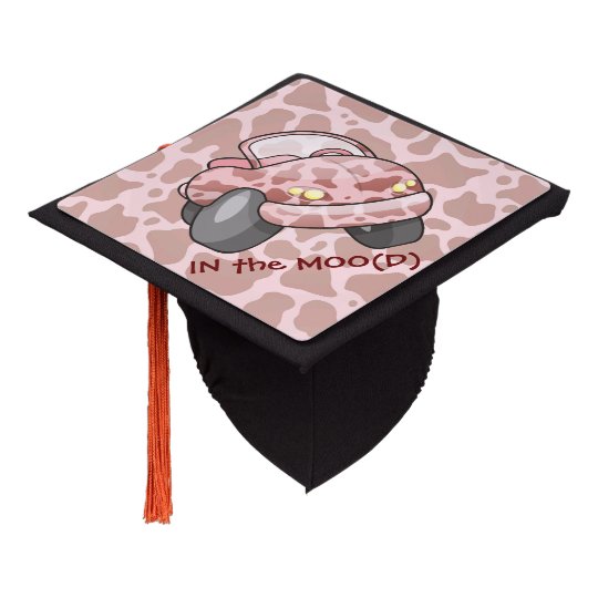 Moo Car Graduation Cap Topper | Zazzle.com