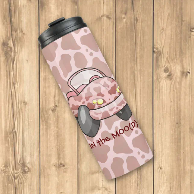 Moo Car Thermal Tumbler | Zazzle
