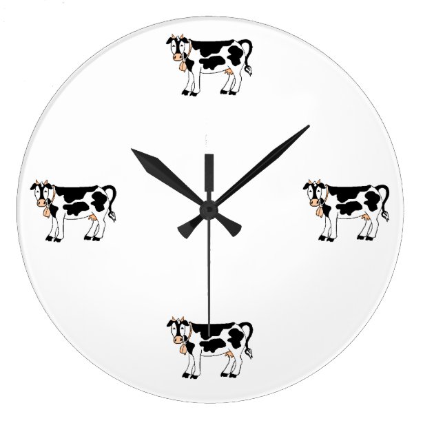 Cow Wall Clocks | Zazzle
