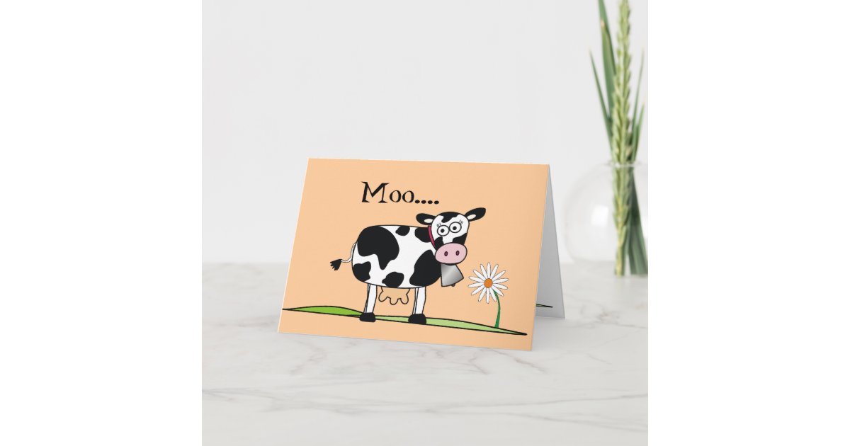 Moo-Happy Mudders Day Card | Zazzle
