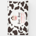 Moo Moo I'm Turning Two Cow 2nd Birthday Party Banner | Zazzle