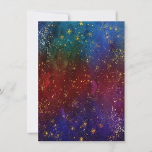 Moody Ombre | Deep Jewel Tone Red Graduation Party Invitation | Zazzle