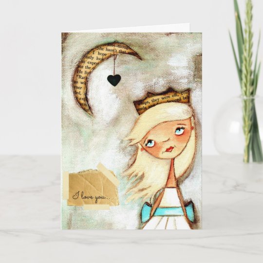 Moon and Back - Greeting Card | Zazzle.com