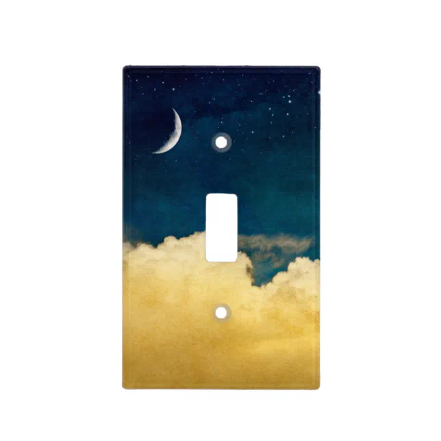Moon And Cloudscape Light Switch Cover | Zazzle
