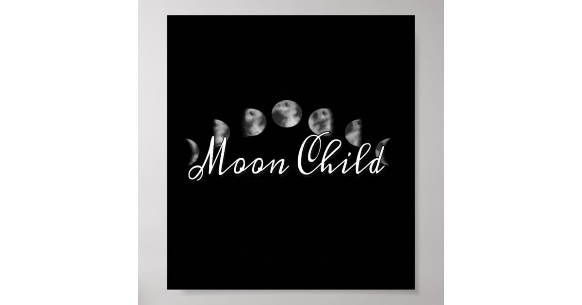 Moon Child Poster | Zazzle