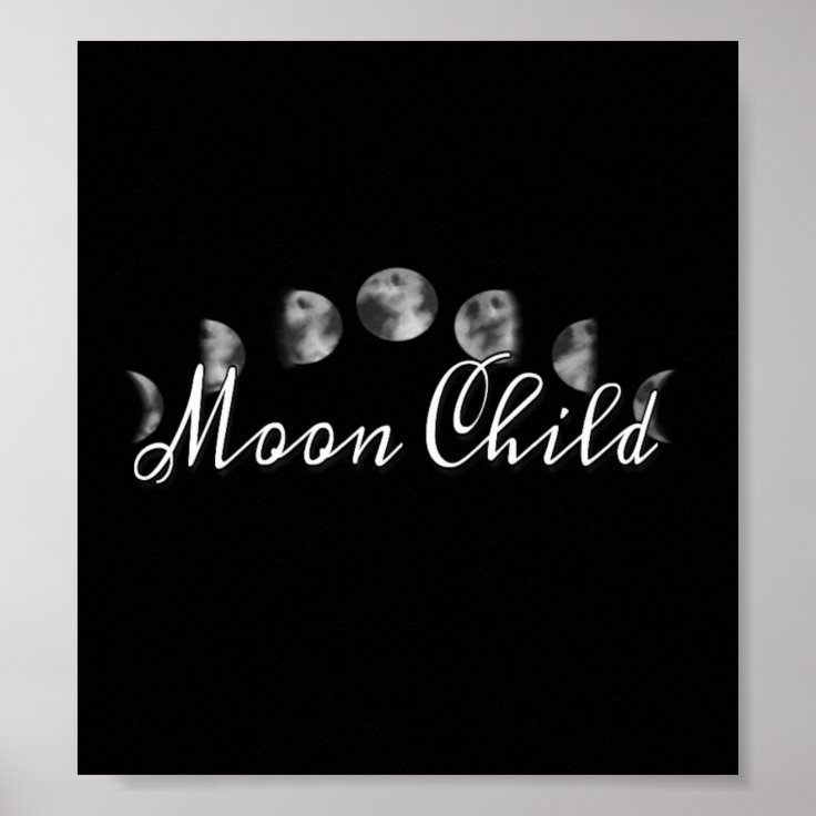 Moon Child Poster | Zazzle