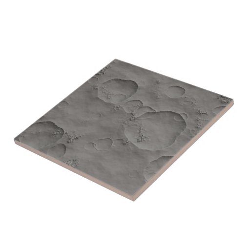 Moon Craters, Lunar Surface Ceramic Tile | Zazzle