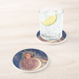 Moon Goddess Coaster | Zazzle