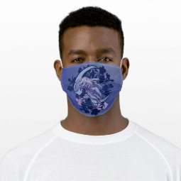 Moon Goddess Pagan Art Adult Cloth Face Mask | Zazzle
