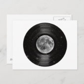 Moon In Space Vinyl LP Record Postcard | Zazzle