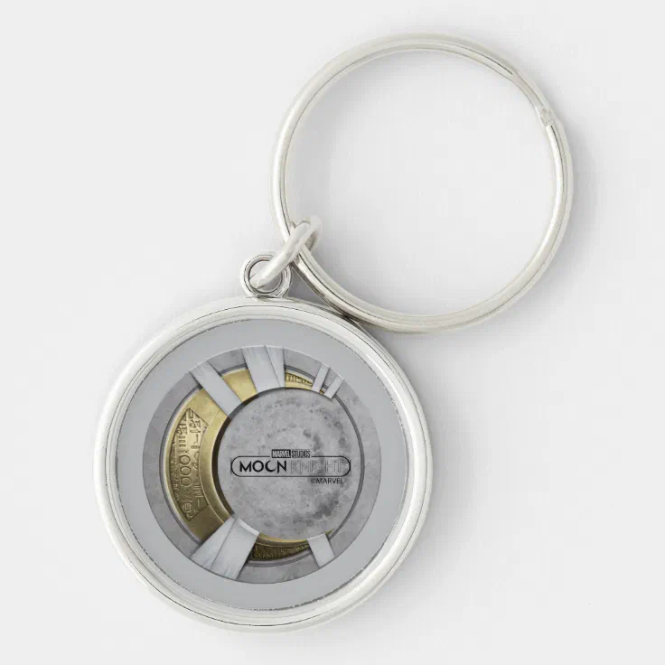 Moon Knight Crescent Moon Chest Icon Keychain | Zazzle