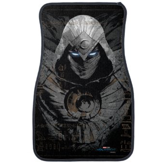 Moon Knight Dark Hieroglyphic Character Slab Car Floor Mat | Zazzle