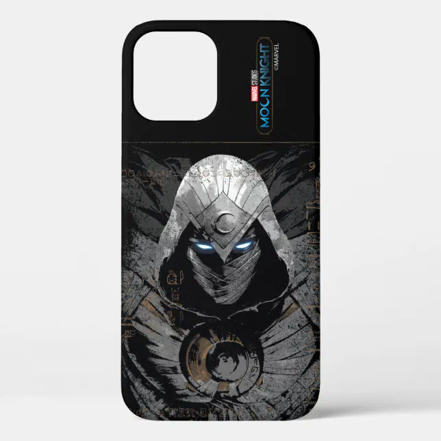 Moon Knight Dark Hieroglyphic Character Slab Case-Mate iPhone Case | Zazzle