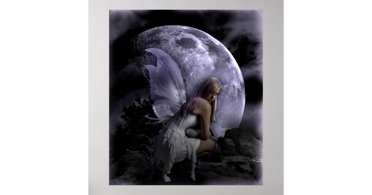Moon Light Fairy Poster | Zazzle