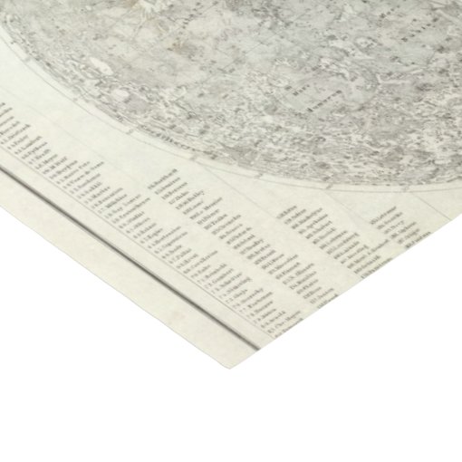 Moon Map Tissue Paper | Zazzle