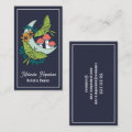 Moon, Moths & Mushrooms Business Card | Zazzle