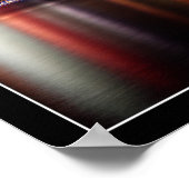 Moon over Miami skyline - Poster | Zazzle