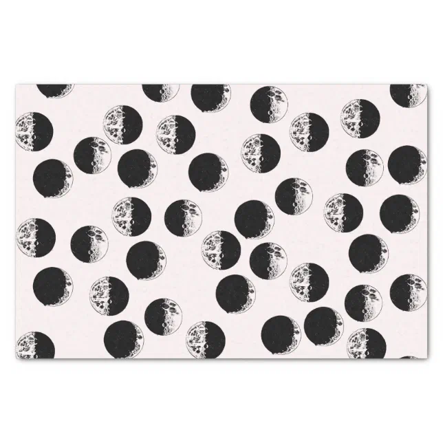 Moon phase tissue paper | Zazzle