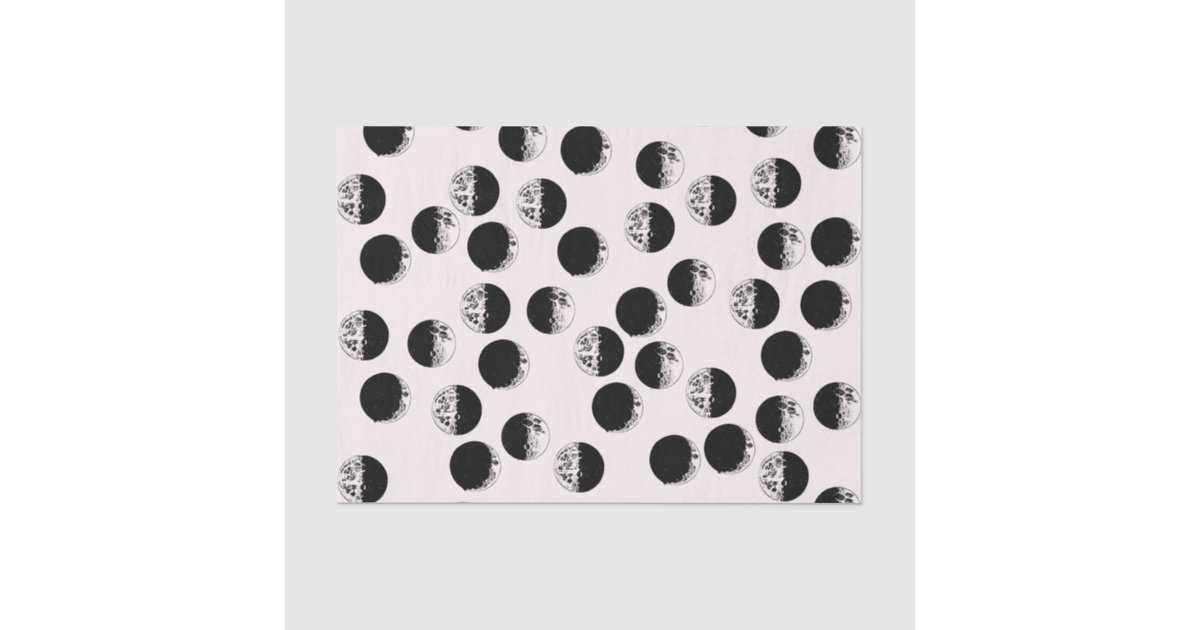 Moon phase tissue paper | Zazzle