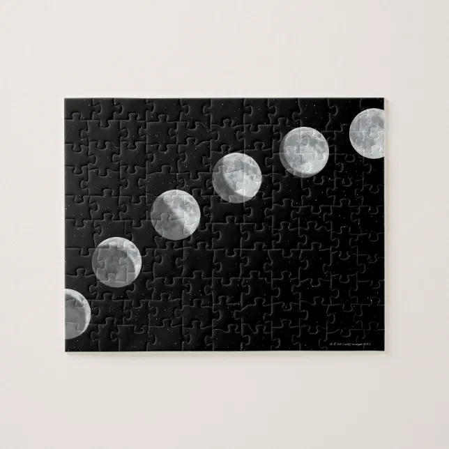 Moon phases jigsaw puzzle | Zazzle