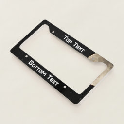 Moon Photo Starry Black Night Sky Space License Plate Frame | Zazzle