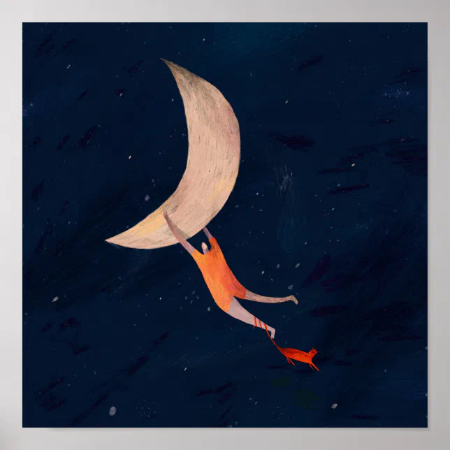 Moon Poster | Zazzle