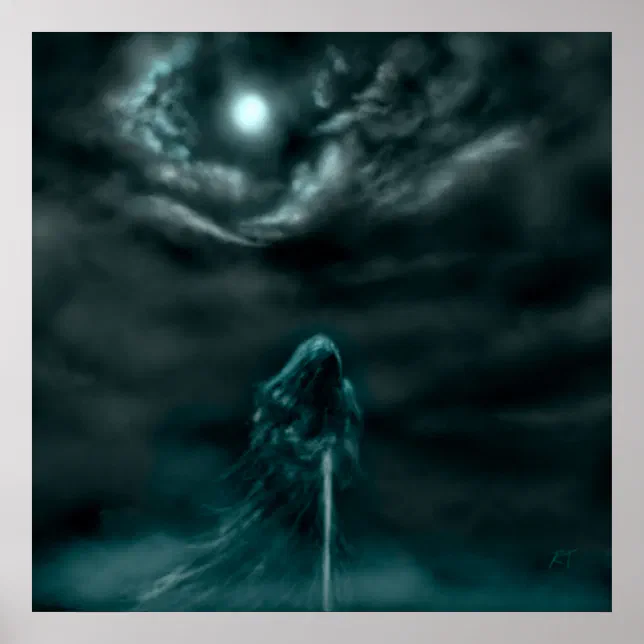 Moon Reaper Poster | Zazzle