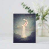 Moon River Lady Postcard | Zazzle