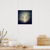 Moon River Lady Poster | Zazzle