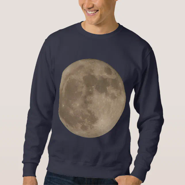 Moon Shirts Full Moon Sweatshirt Moon Shirt | Zazzle