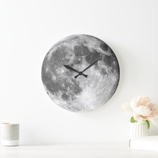 Moon Wall Clock | Zazzle