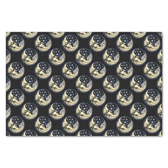 moon-with-stars TISSUE PAPER | Zazzle.com