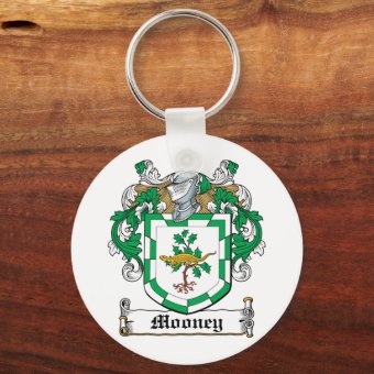 Mooney Family Crest Keychain | Zazzle