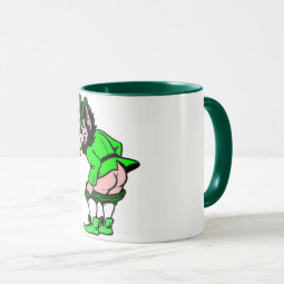 Mooning Leprechaun Mug | Zazzle