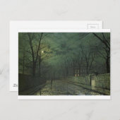 Moonlight After Rain by John Atkinson Grimshaw Postcard | Zazzle