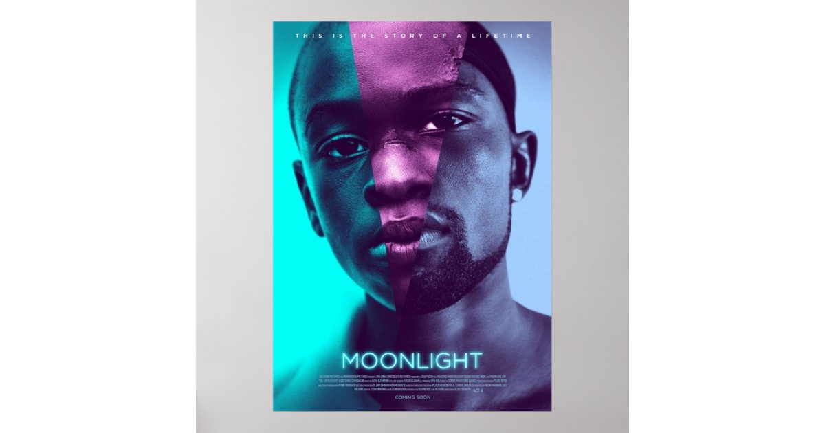 moonlight movie poster | Zazzle