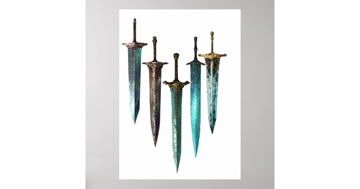 Moonlight Sword Poster | Zazzle