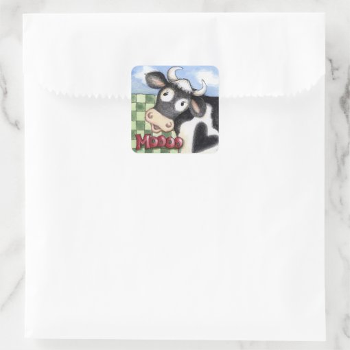 Moooo - Stickers | Zazzle
