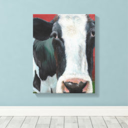 Mooooooo Cow! Canvas Print | Zazzle