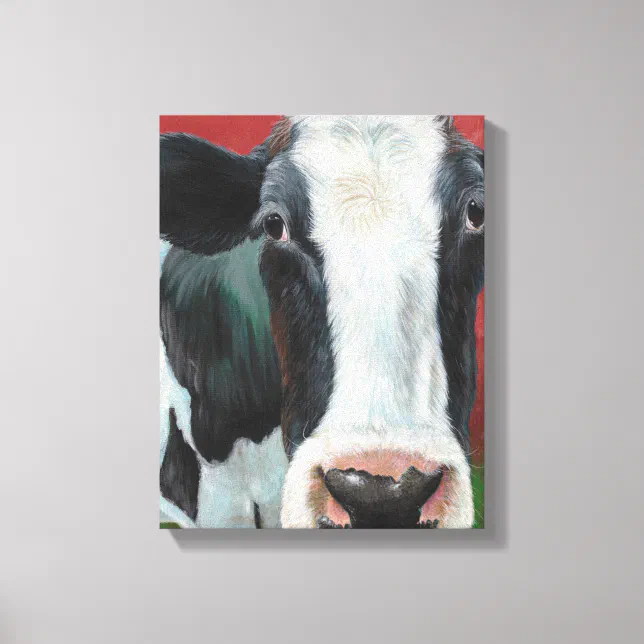 Mooooooo Cow! Canvas Print | Zazzle