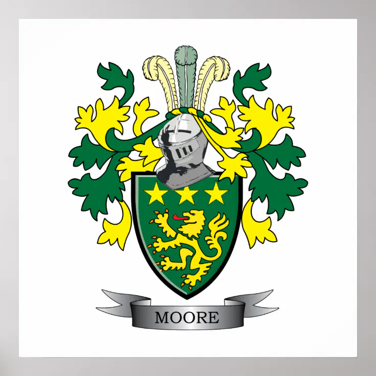Moore Coat of Arms Poster | Zazzle