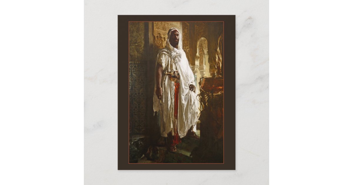 Moorish Chief by Eduard Charlemont Postcard | Zazzle