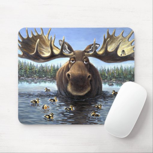 Moose and Friends Mouse Pad | Zazzle