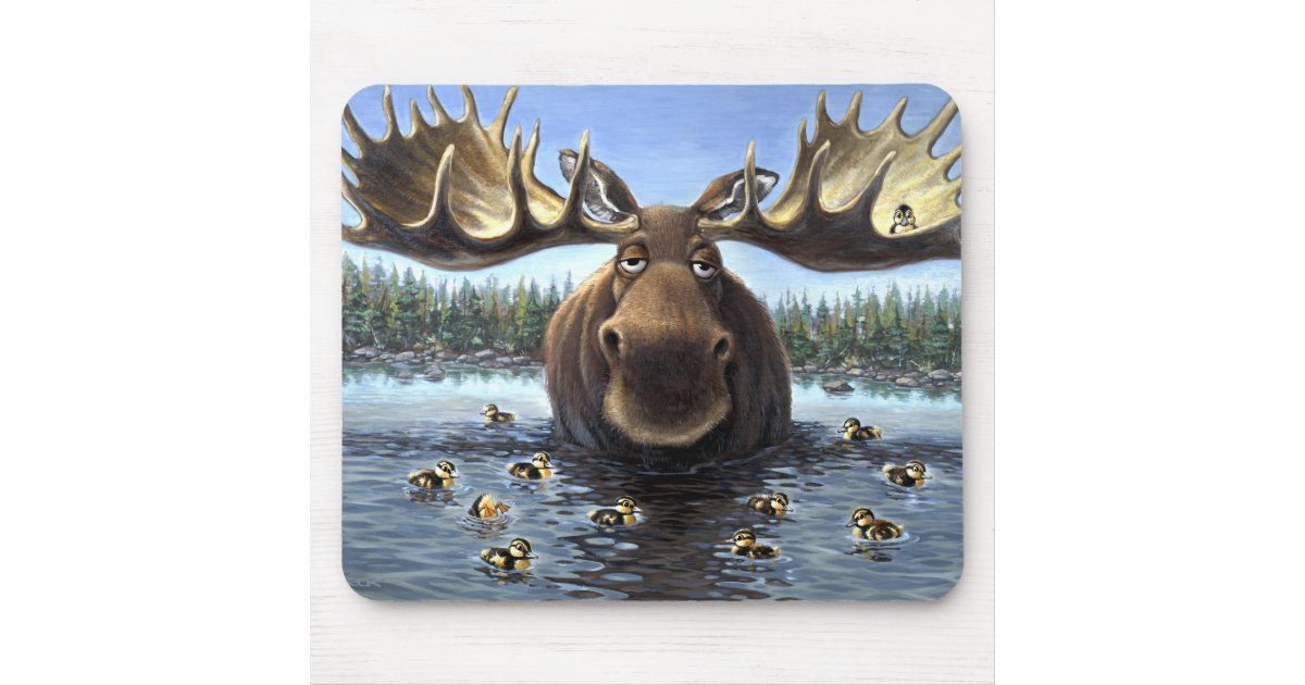 Moose and Friends Mouse Pad | Zazzle