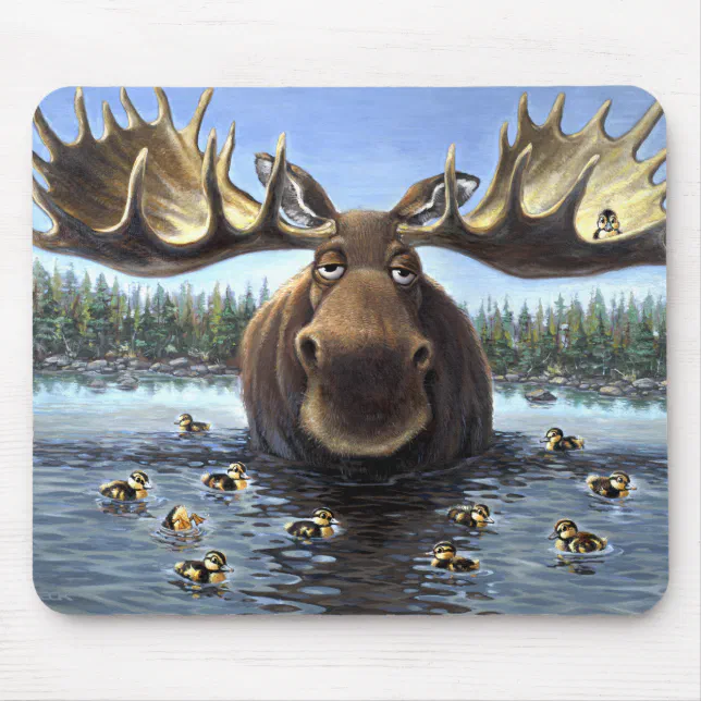 Moose and Friends Mouse Pad | Zazzle