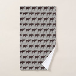 Moose Bath Towel Set Custom Canada Moose Towels | Zazzle